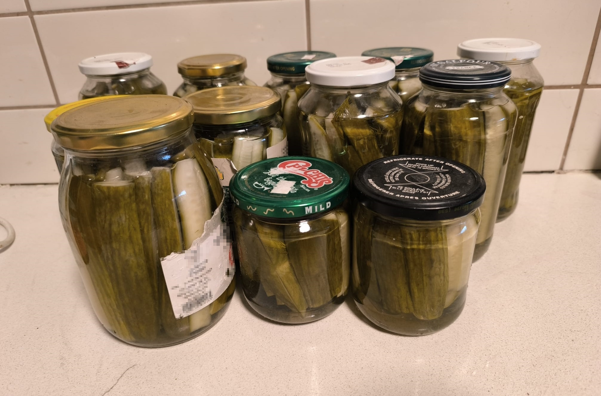 Homemade Sweet and Sour Pickles Recipe- Water Bath Canned and ...